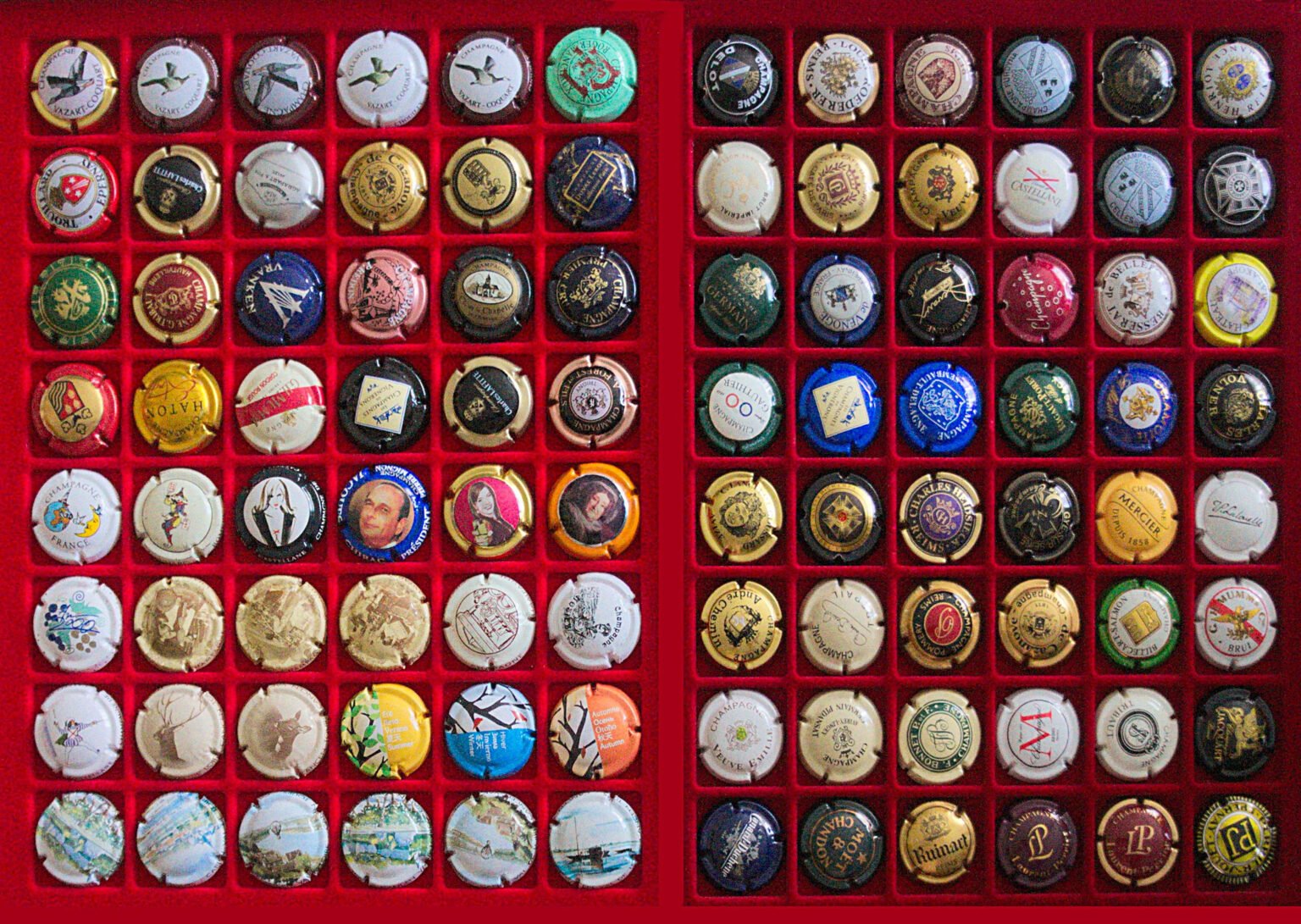 La capsule de champagne, objet de collection