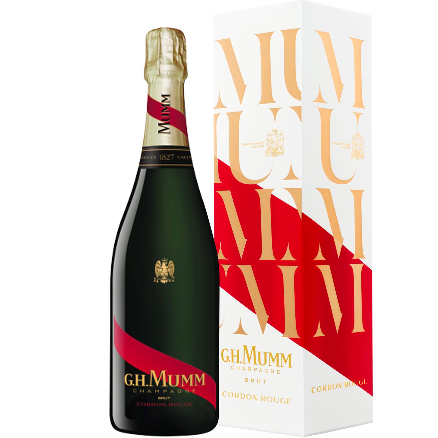 Mumm Cordon Rouge Brut Bottle Gift Box - Champmarket