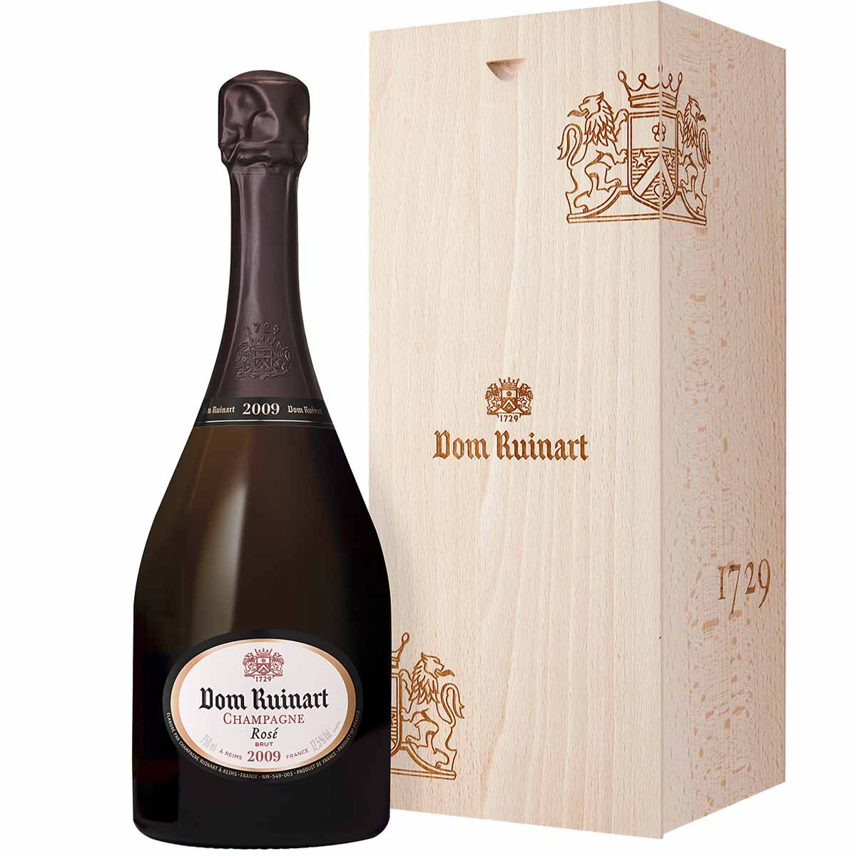 Champagne Ruinart Dom Ruinart Rosé 2009 Bouteille avec coffret ...